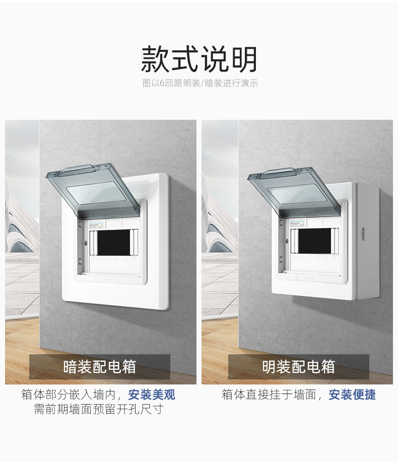 正泰NX30系列强电箱暗装PZ30/C45/NXB/DZ47家用布线箱明装15/20位-阿里巴巴