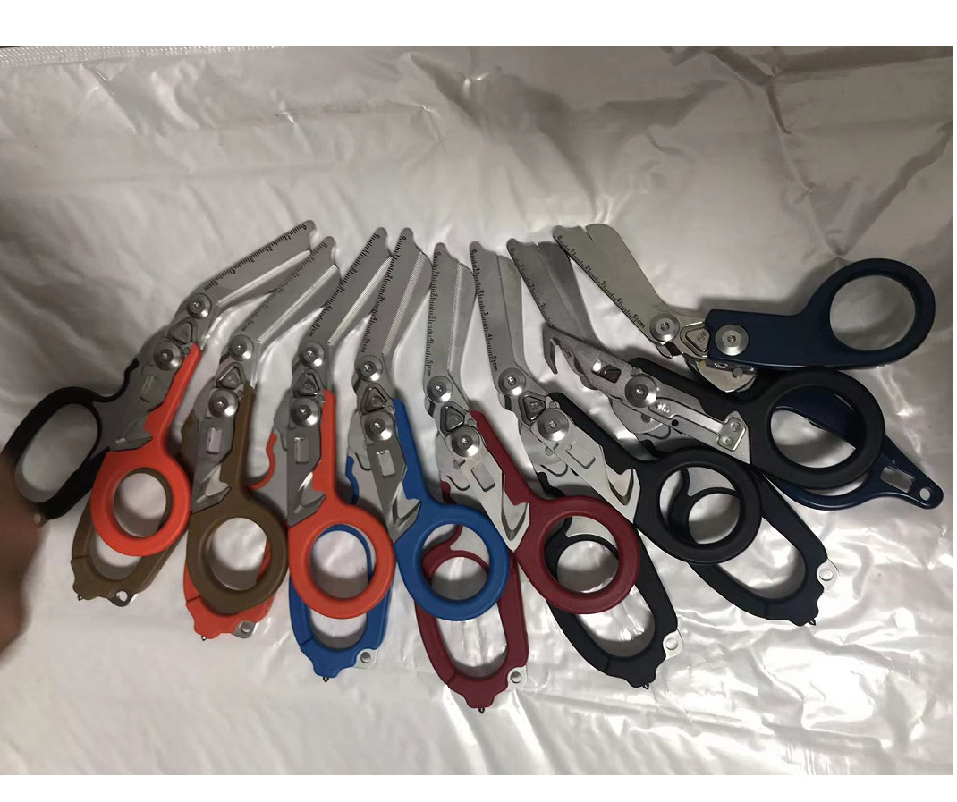 战术折叠剪刀 医疗急救多功能剪刀 猛禽剪刀 户外战术折叠钳 K鞘-阿里巴巴