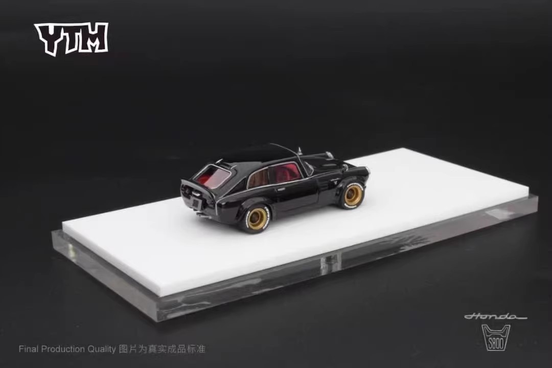YTM 1:64本田S800 吴彦祖 黑色警视厅spoon树脂汽车模型收藏摆件-阿里巴巴