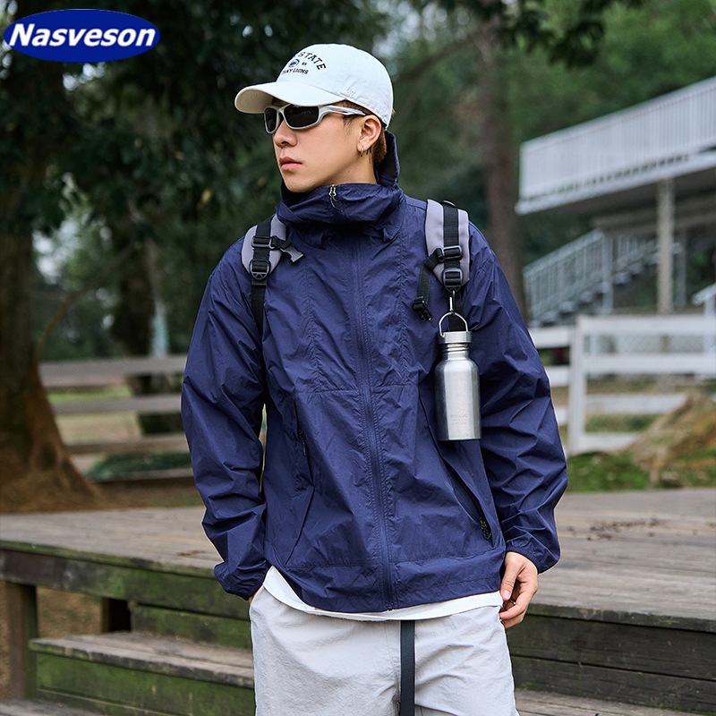 UPF50 Summer Ice Silk Sun Protection Clothing Men's New Ultraviolet ...