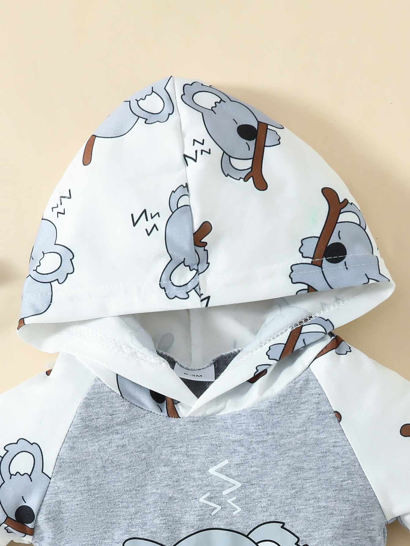 1 set Preppy Style Baby Boy'S Cartoon Sloth Pattern Outfit-阿里巴巴