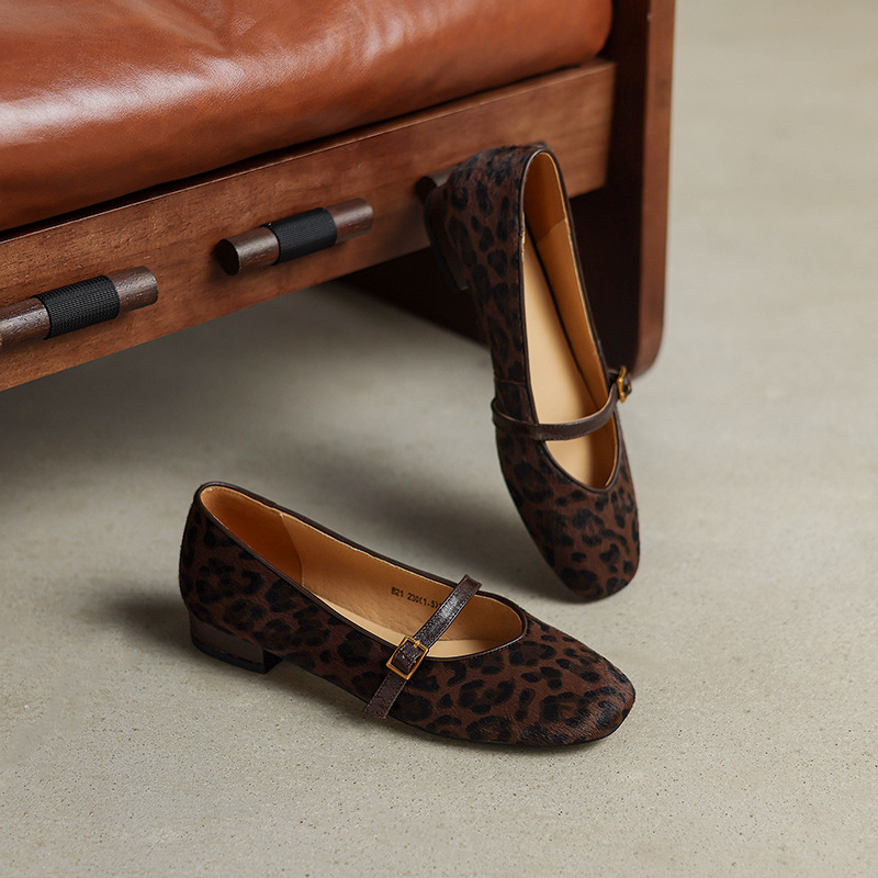 CHIKO Bodie Round Toe Block Heels Mary Jane Shoes