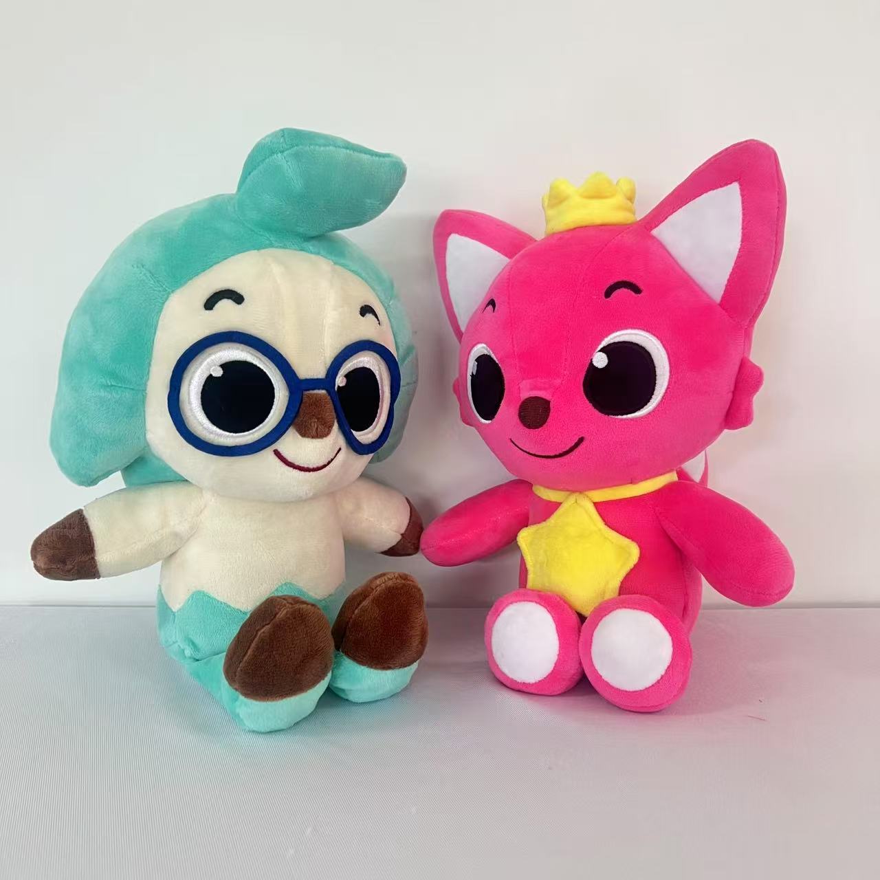 跨境新品Pinkfong Hogi毛绒玩具公仔30厘米动画周边儿童公仔玩偶-阿里巴巴
