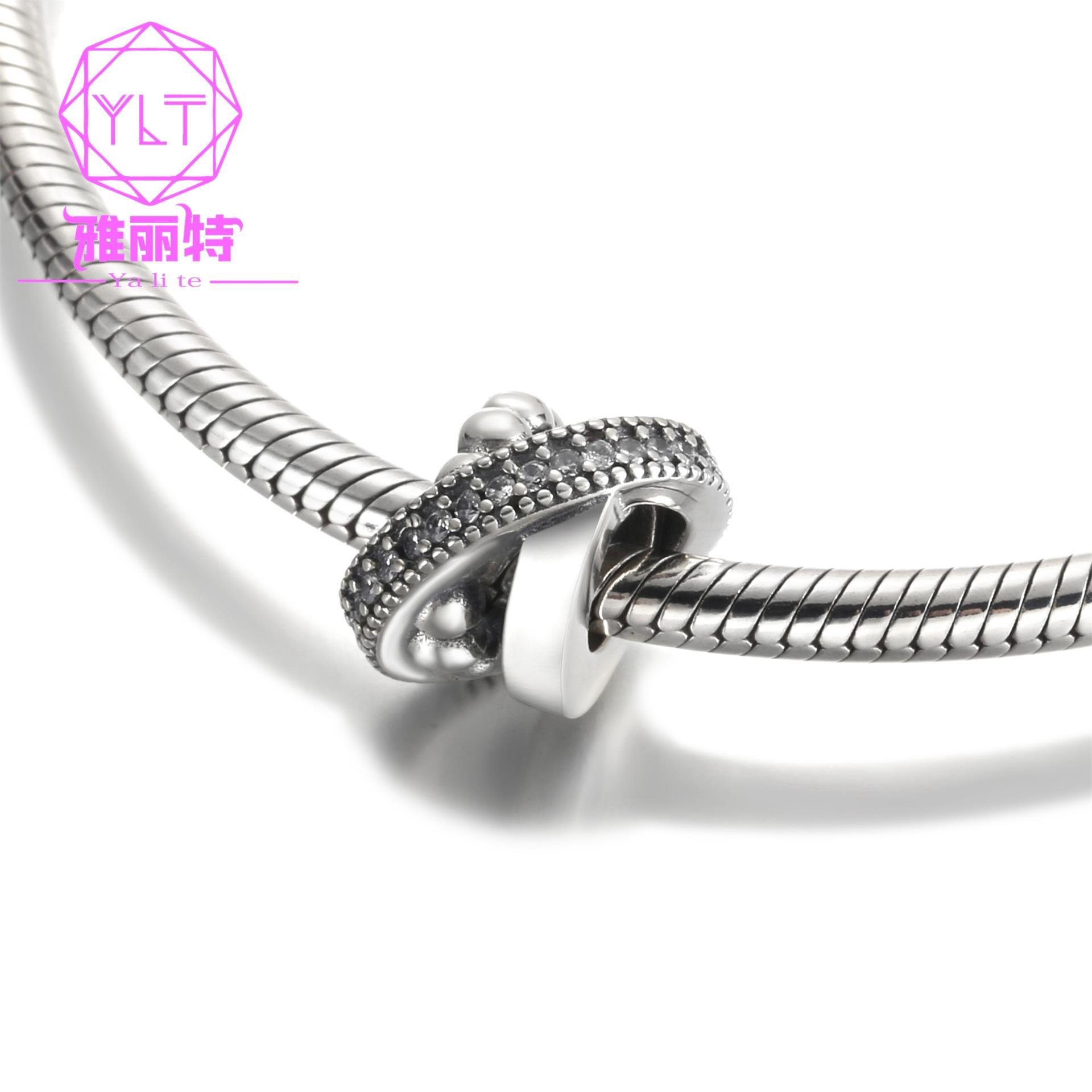 雅丽特 潘家s925 银珠子 徽标、Pavé密镶、珠饰三合一792317C01-阿里巴巴