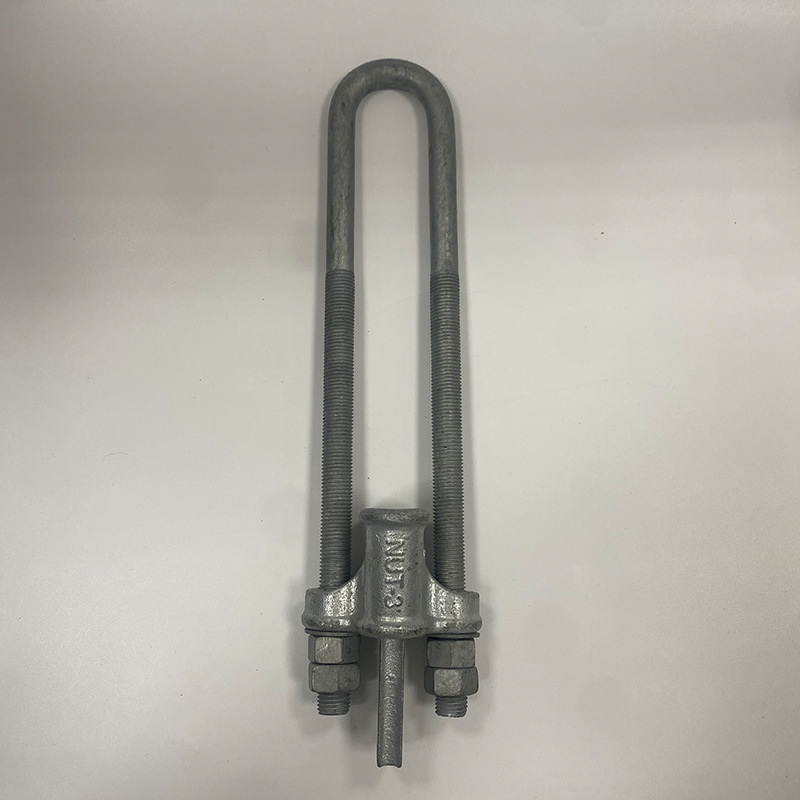 电力金具 UT型线夹 热镀锌NUT-1-2-3-4型拉线上下把可调式线夹-阿里巴巴