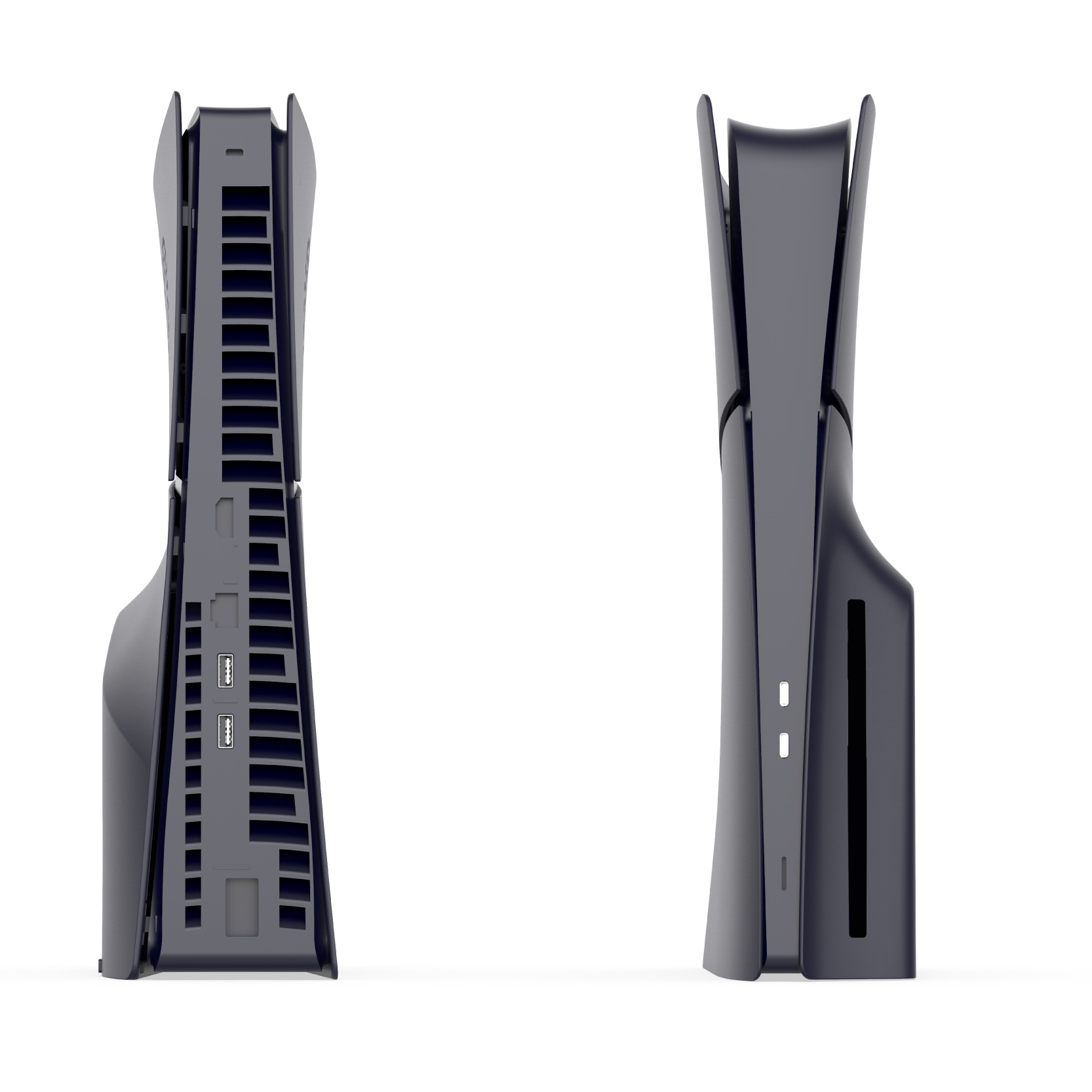 PS5Slim主机光驱版更换外壳PS5Slim UHD游戏主机替换壳带散热孔-阿里巴巴