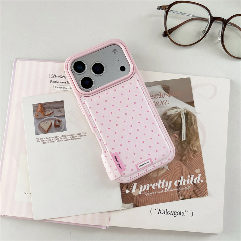 ins皮纹波点纯色iPhone17Promax手机壳 适用苹果16简约防摔保护套-阿里巴巴