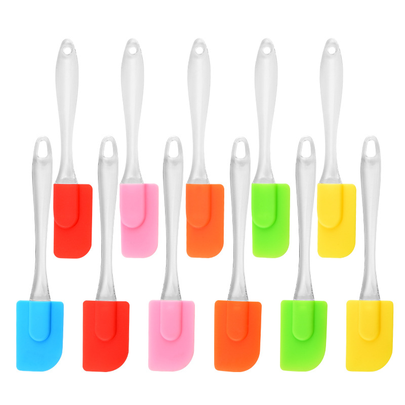 Cross-border cream jam Silicone Spatula Silicone Split scraper cream ...