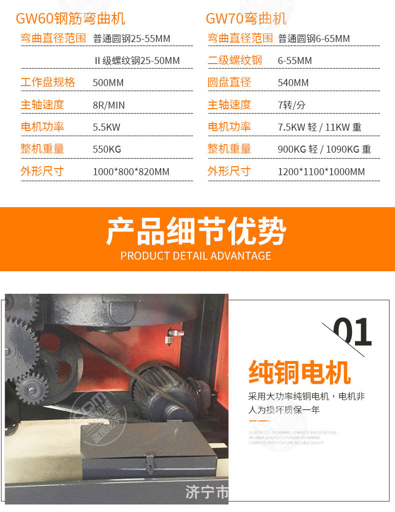 全自动数控钢筋弯曲机GW42型建筑工地螺纹钢圆钢弯弧机钢筋打弯机-阿里巴巴