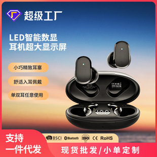 兰士顿TN33私模 数显触控无线蓝牙耳机HiFi小巧音乐通话运动耳机-阿里巴巴