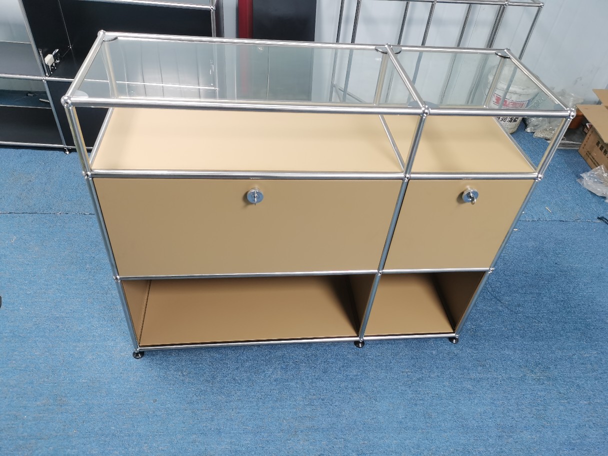 usm柜网红ins风模块不锈钢电视柜储物斗柜简约现代餐边柜床头柜-阿里巴巴