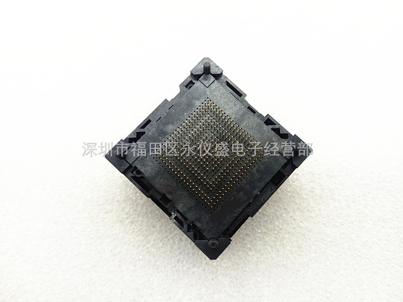 BGA292烧录座 0.8mm间距 17x17mm 老化座 弹压式 测试座 IC插座-阿里巴巴