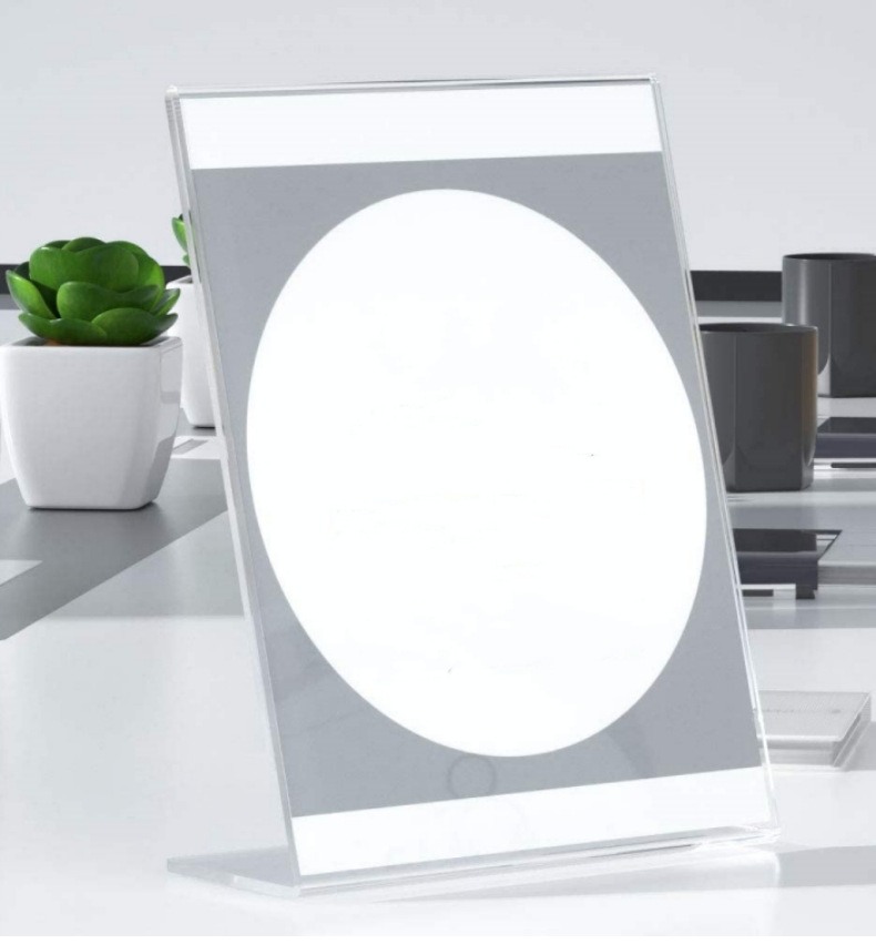 工厂直销亚克力台卡定制A4A5抽拉式菜单透明台牌热弯工艺可印LOGO-阿里巴巴