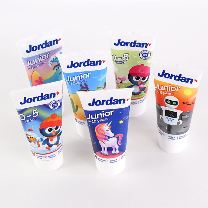 挪威进口Jordan宝宝牙膏低氟防蛀儿童牙膏水果味-阿里巴巴