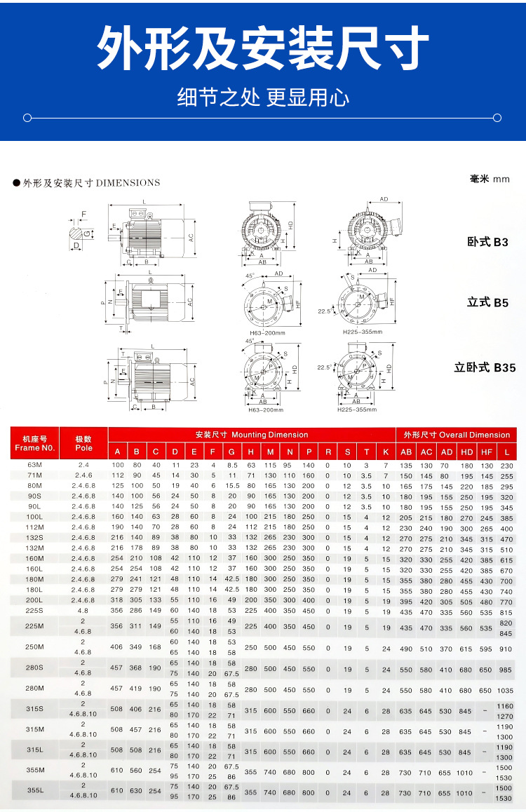 YS6324/0.18kwY2-71M2-4级0.37KWYS-90L-2铝壳三相异步电动机380V-阿里巴巴