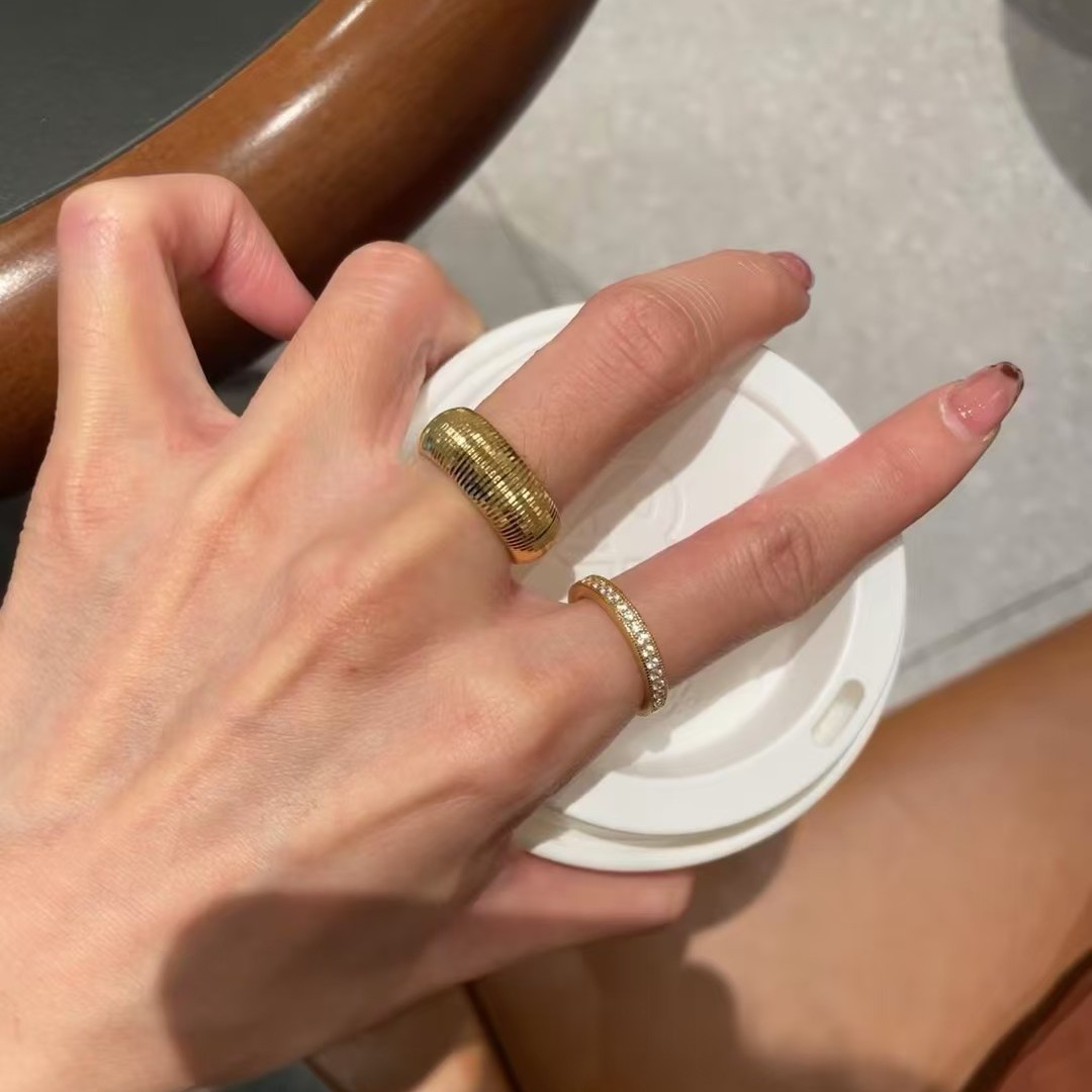 s925纯银CNC工艺灯泡戒指新款轻奢高颜值时尚小众高级戒指-阿里巴巴