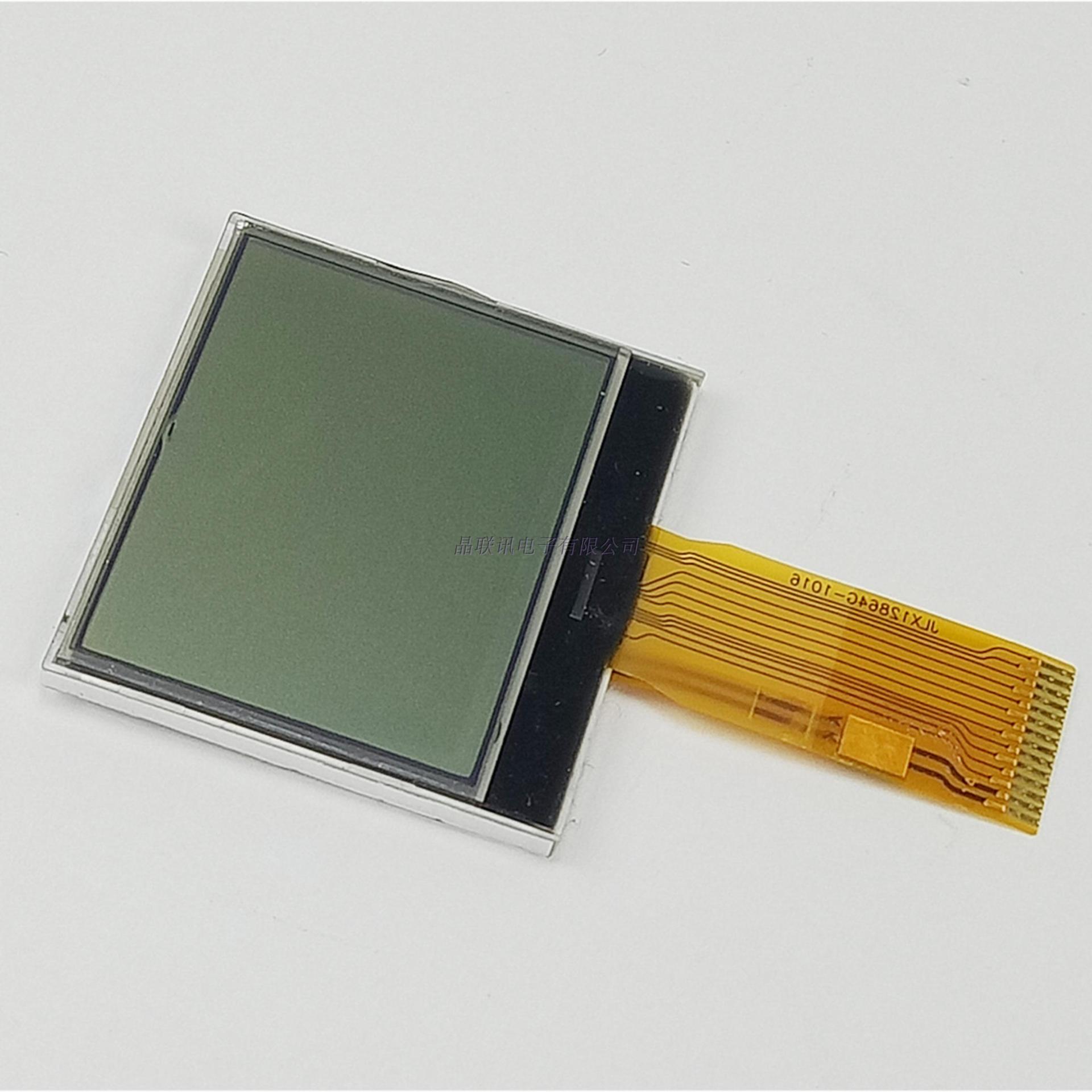 12864点阵屏幕液晶显示模块串口液晶屏模块显示屏12864G-1016-BN-阿里巴巴