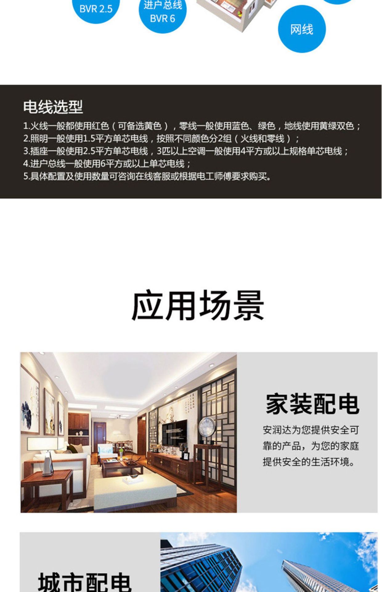 纯铜电线BVR/BVV10 16 25 35 50 70 95 120平方单芯双塑软电缆线-阿里巴巴