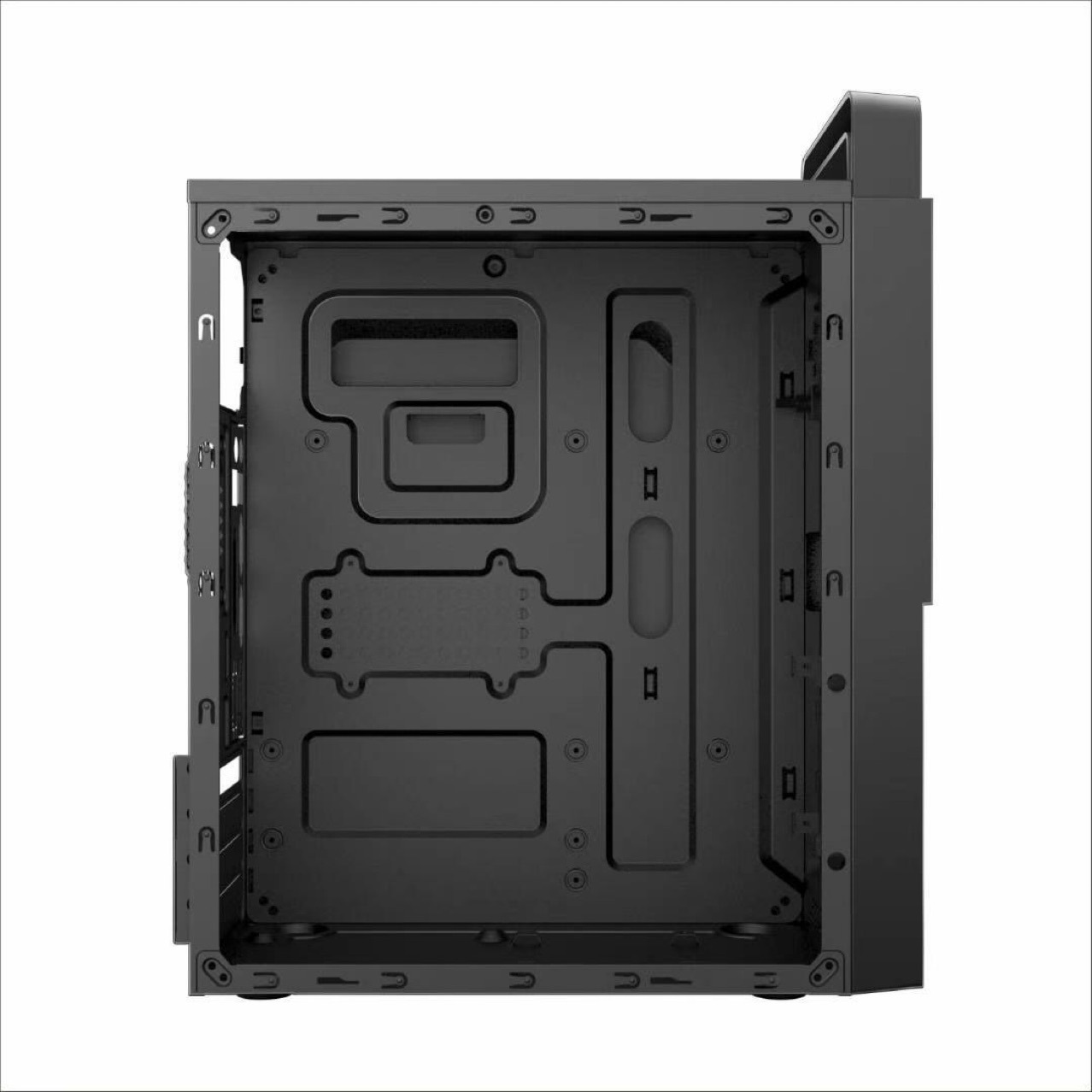 VSHENG威盛手提台式机抽拉现货立式主机黑色上置台式机箱大主机箱-阿里巴巴