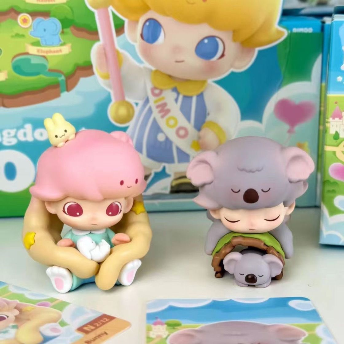 祖国高品质国版DIMOO动物王国系列手办盲盒女生礼物桌面摆件可爱-阿里巴巴