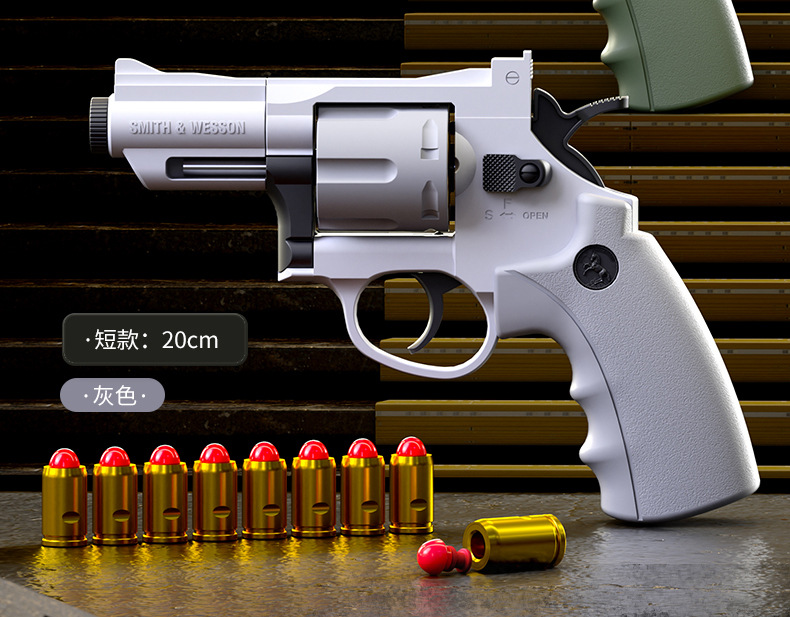 骗子酒吧马格南ZP-5左轮模型抛壳软子弹玩具手枪男孩户外射击手枪-阿里巴巴