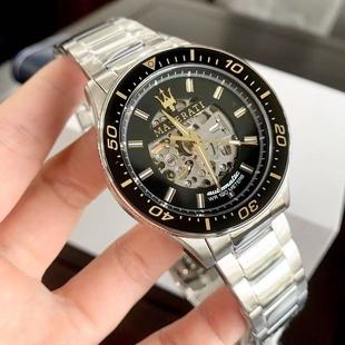 Maserati玛莎拉蒂手表男机械表尚镂空腕表全自动气质爆款手表批发-阿里巴巴