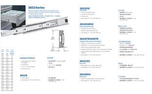 Accuride 雅固拉3832系列导轨-阿里巴巴