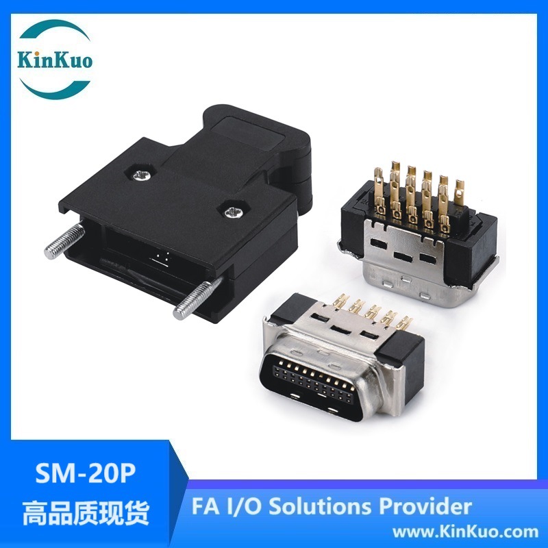KinKuo MDR SCSI 20Pin 连接器 SM-20P 伺服连接器-阿里巴巴