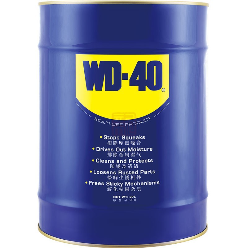 WD-40 除湿防锈润滑剂 多用途产品4L/20L桶装金属清洁剂-阿里巴巴