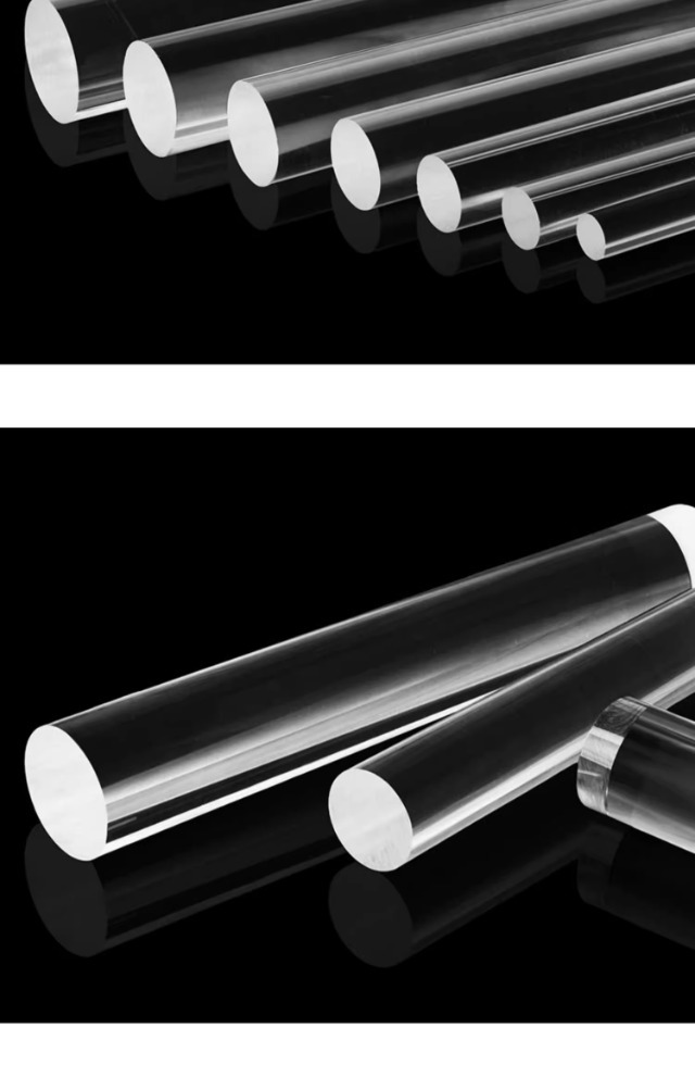 高透明亚克力棒乳白色PMMA棒彩色圆棒黑色有机玻璃实心棒螺纹加工-阿里巴巴