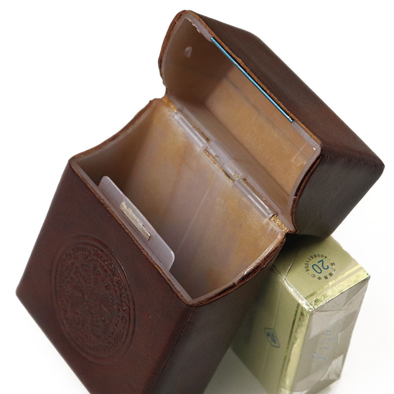 2021新款头层牛皮植鞣皮真皮烟盒包迷你简约复古收纳包男烟包批发-阿里巴巴