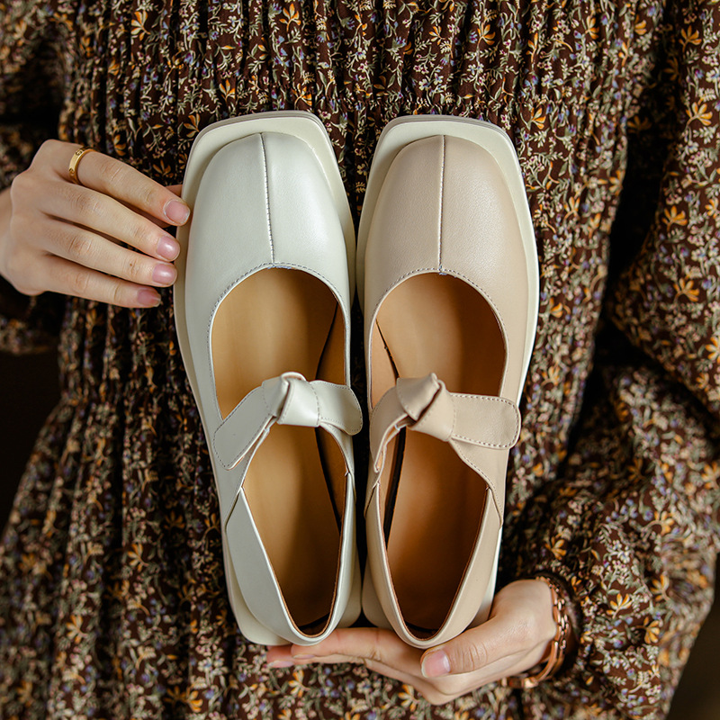 CHIKO Katina Square Toe Block Heels Mary Jane Shoes