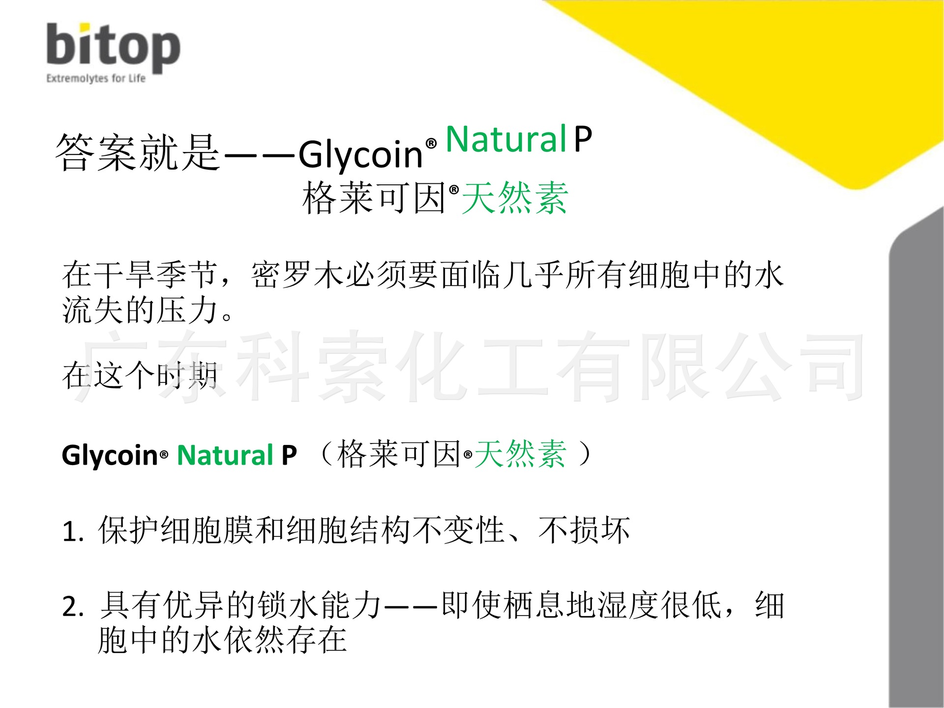 不死草提取物 格莱可因Glycoin 德国Bitop 细胞赋huo剂 100g-阿里巴巴