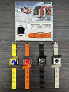 WATCH 9 ULTRA 智能手表S9 心率运动健康计步提醒蓝牙通话NFC-阿里巴巴