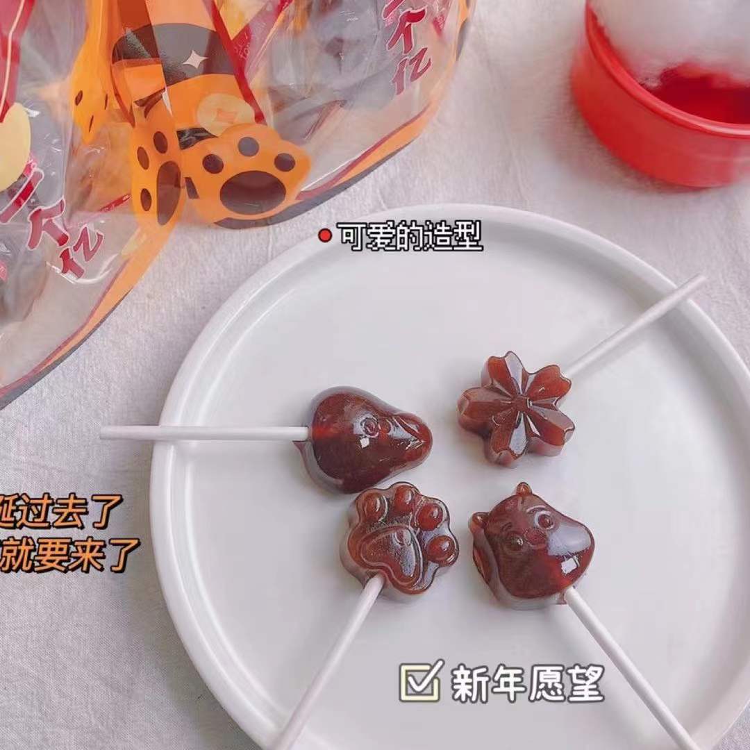 袋装秋梨膏棒棒糖卡通造型可爱儿童网红休闲棒棒糖9g*10根批发-阿里巴巴