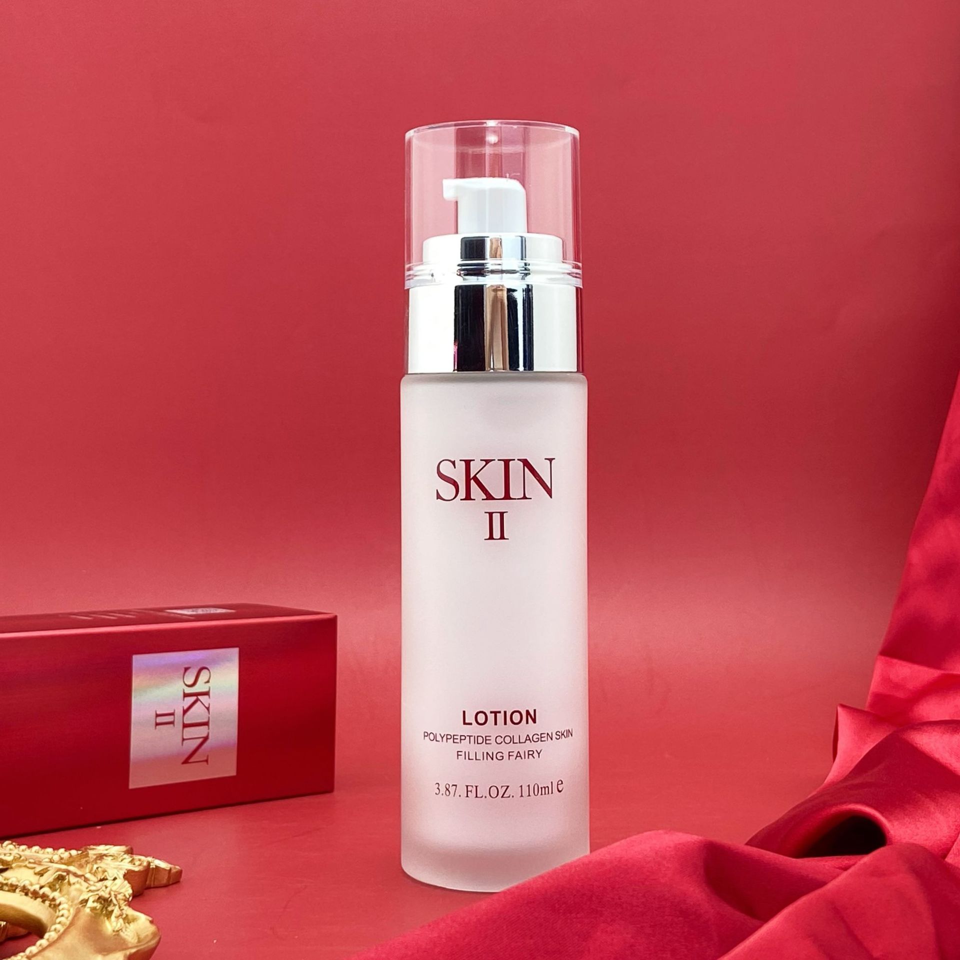 娇贝诗SKIN-Ⅱ/$K2多肽胶原蛋白靓肤填充精华乳工厂国货正品110ML-阿里巴巴