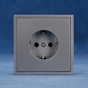 欧标墙壁开关插座灰色wall socket德国插座CE欧规switch16A 250V-阿里巴巴