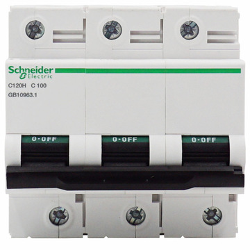 实物图正品C120H 2P/3P/4P 80A/100A/125A C型D型小型导轨断路器-阿里巴巴