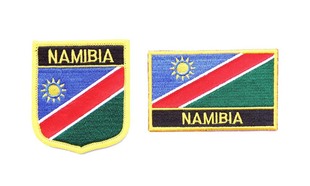纳米比亚 国旗刺绣布贴 Namibia FLAG Embroidered IRON ON PATCH-阿里巴巴