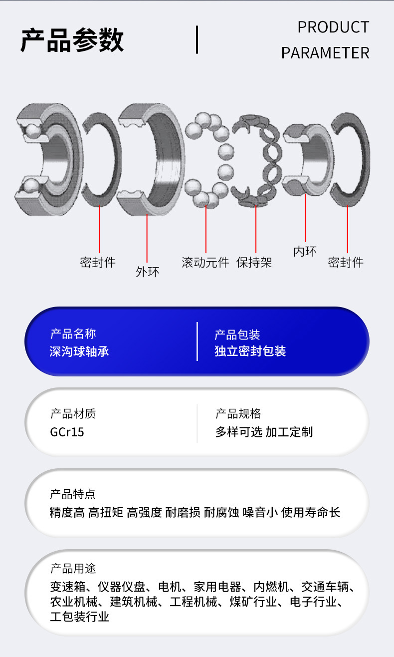 汽车机械轴承6307N6308N1611981780大型机械耐磨转速轴承-阿里巴巴
