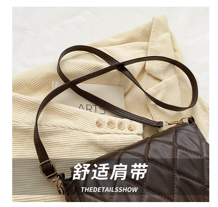 复古时尚简约纯色小包包女2023秋冬季新款百搭韩版斜挎包小方包-阿里巴巴