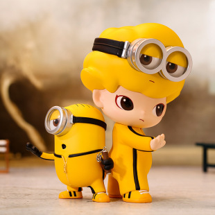 POPMART泡泡玛特DIMOO×小黄人大号公仔潮玩手办玩具礼物-阿里巴巴