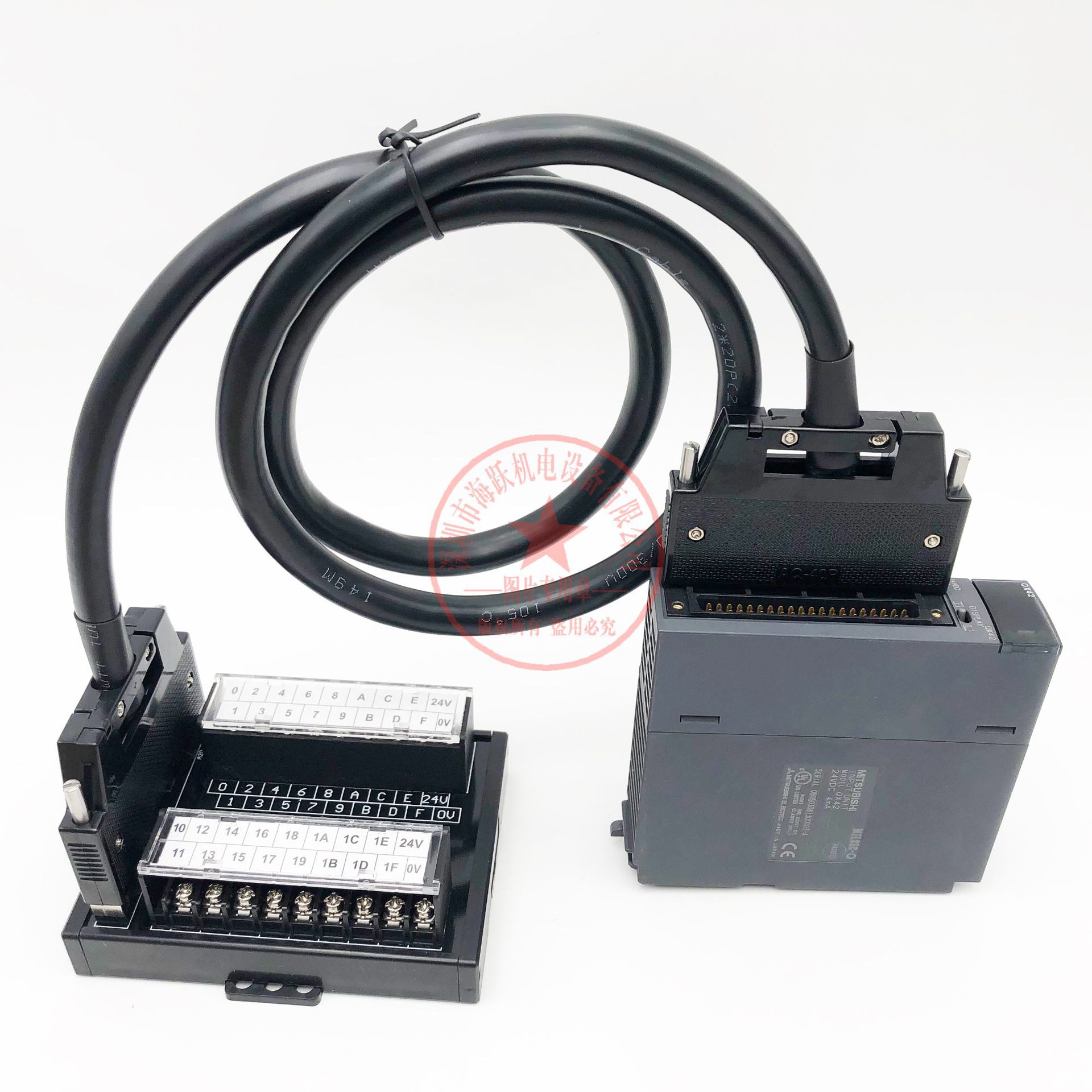 三菱A、Q、L 输入输出模块端子排及电缆套装 A6TBXY36+AC10TB日式-阿里巴巴