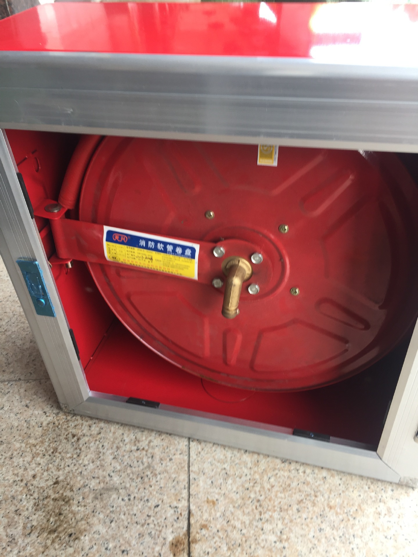 消火栓箱 SG24A65-J消防箱 不锈钢消火栓箱SG24E65-J自救式消防箱-阿里巴巴
