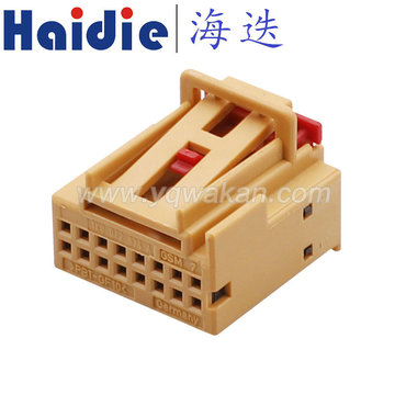 1K0972928A 棕色连接器16孔汽车插件/防水护套 1K0 972 928A-阿里巴巴