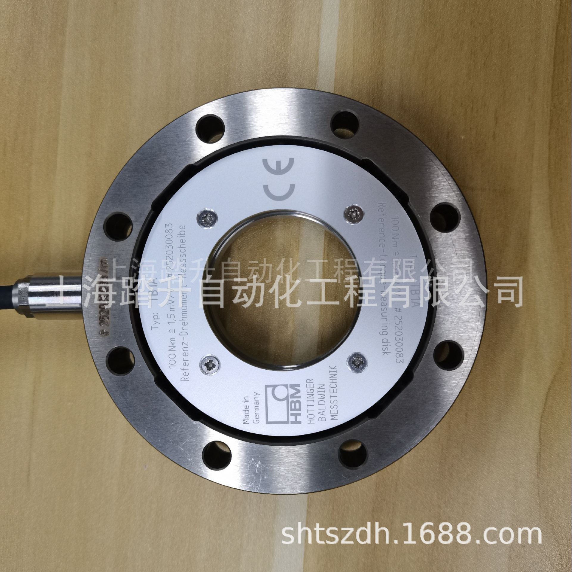 TB2-100Nm/200Nm/500Nm/1KNm HBM法兰扭矩传感器-阿里巴巴