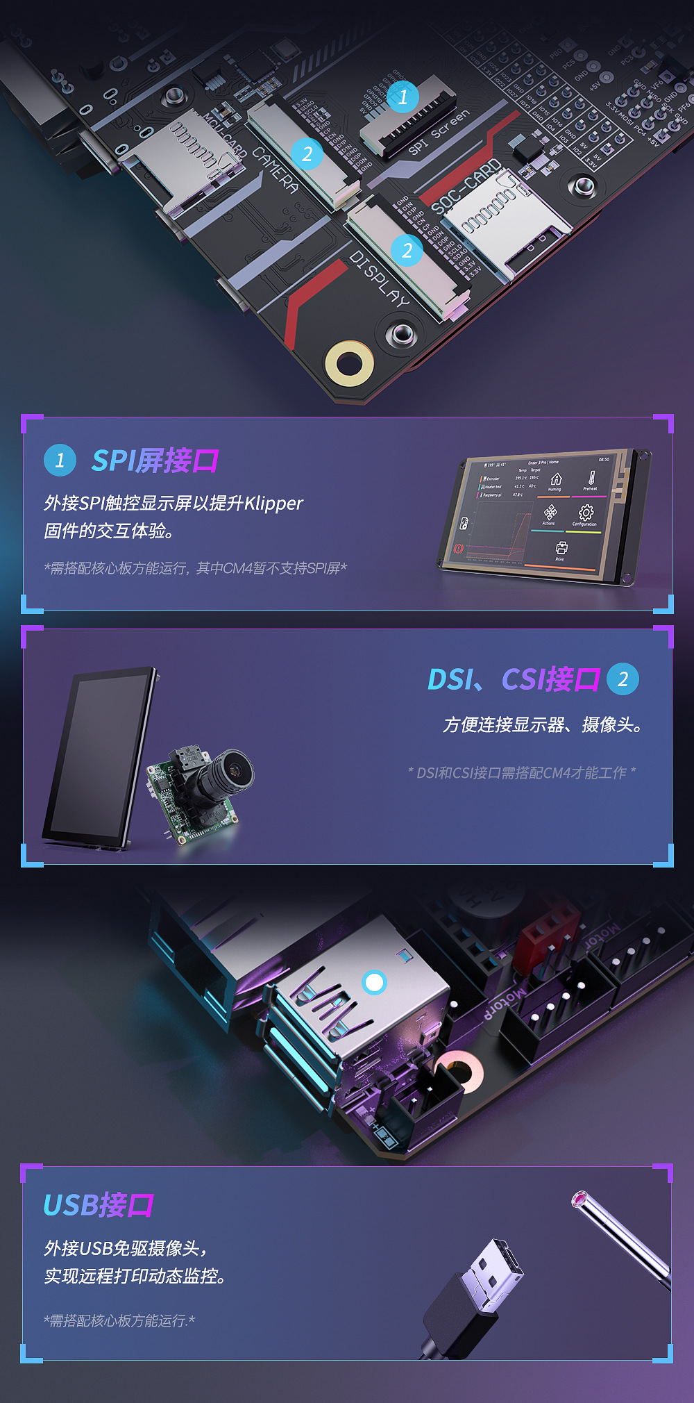 BIGTREETECH Manta M4P/M8P 3D打印机主板4/8轴Klipper固件 Voron-阿里巴巴