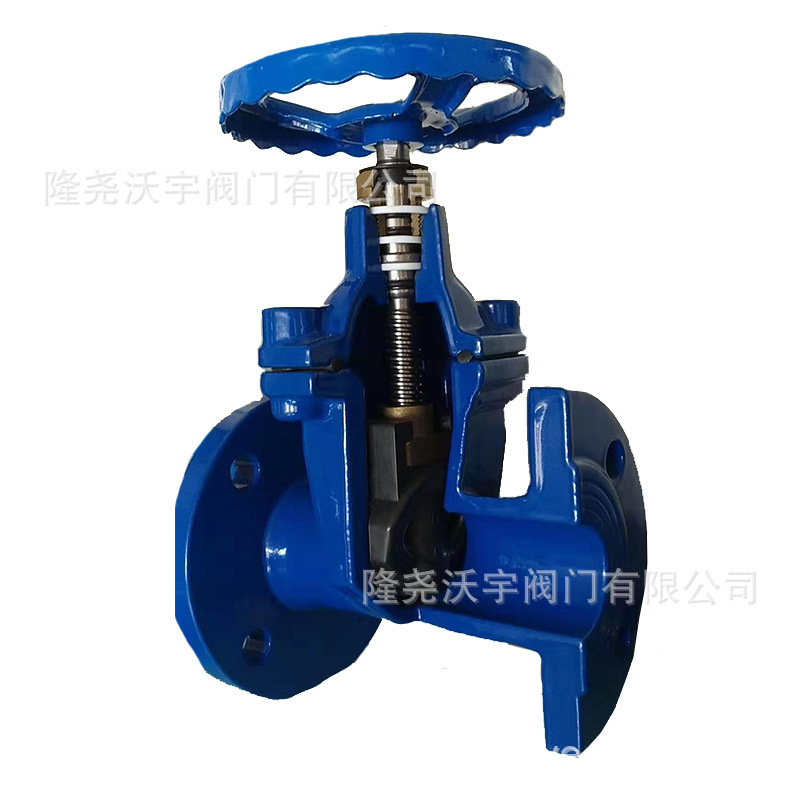 工厂销售 SZ45X-10球墨铸铁闸阀 直埋式法兰闸阀闸门钢制耐腐-阿里巴巴