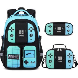 J9226 代发速卖通亚马逊跨境新款通用双肩背包男孩背包 3 件-阿里巴巴