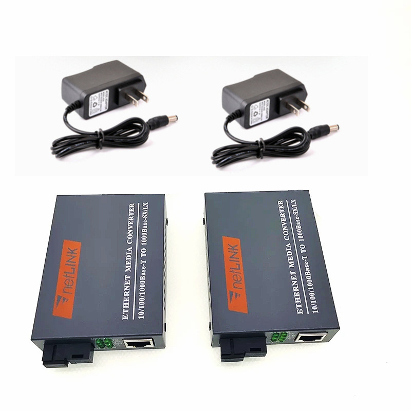 GS-03 A/B fiber optic transceiver RJ45 converter SC 10/100/1000m single ...